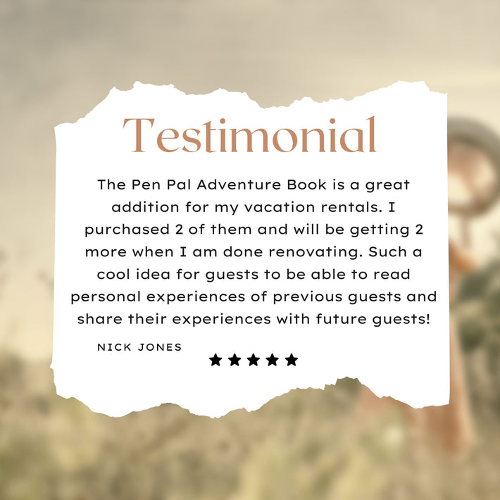 Pen Pal Adventure Book