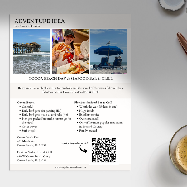 Daytrip-FLORIDA-East Coast - Cocoa Beach and Floridas Seafood Bar and ...